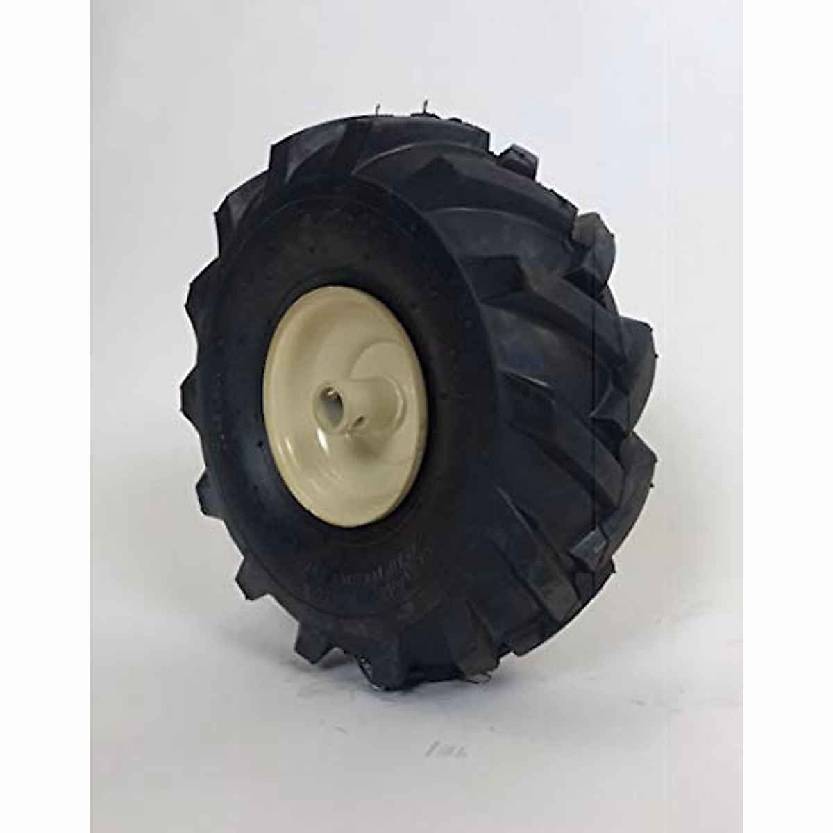 11 x 4.00 X 4 Tractor Tread Tire & Rim with 3/4 Inch Hub - Craftsman & Troy-Bilt Tiller Replacement Wheel