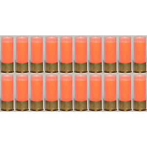 ST Action Pro Pack Of 20 Inert 12 GA 12GA Gauge Shotgun Orange Safety Trainer Cartridge Dummy Ammunition Ammo Shell Rounds with Brass Case