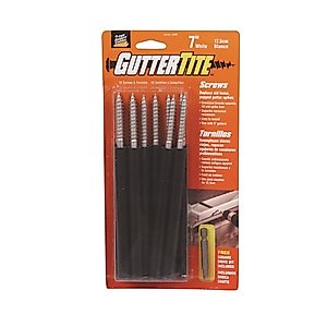 Hillman Fasteners, Hillman Gs0007wht47802 Gutter Tite Screw & Ferrule, 17.8In, White