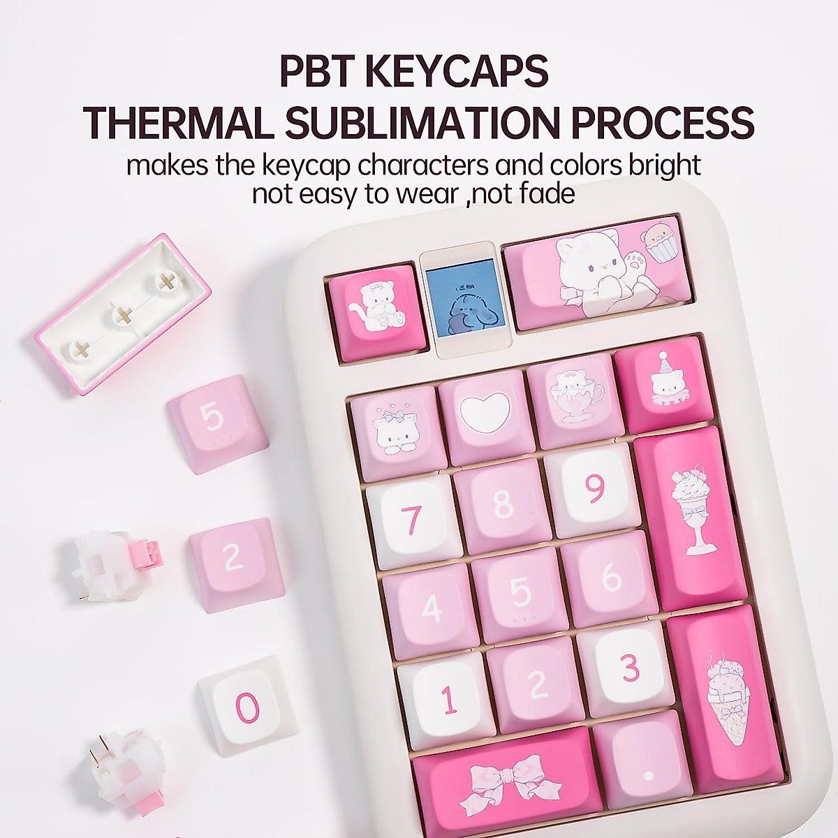 CoolKiller Rococo Hot Swappable Mechanical Numeric Keypad Num Pad for Laptop, PC, Desktop, Notebook