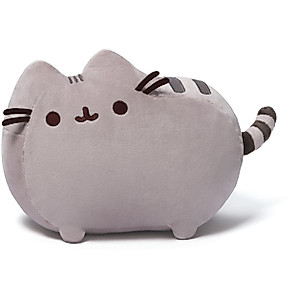 GUND Pusheen The Cat Classic Pose Plush, Kawaii Plush Cat Stuffed Animal for Ages 8 and Up, Gray, 12”
