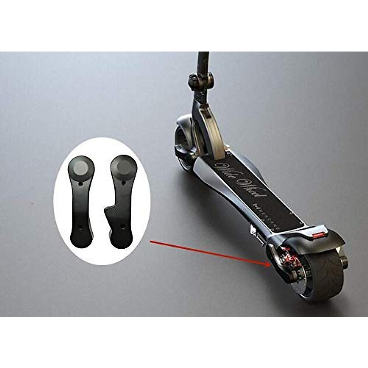 SPEDWHEL Rear Shock Absorbing Plastic case for Mercane WideWheel PRO and WideWheel Electric Scooter widewheel Skateboard Plastic Shell Fittings