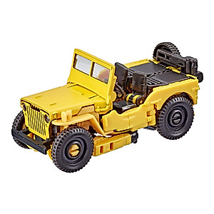 Transformers Toys Studio Series 57 Deluxe Class Bumblebee Movie Offroad Bumblebee Action Figure – Adults and Kids Ages 8 and Up, 4.5-inch