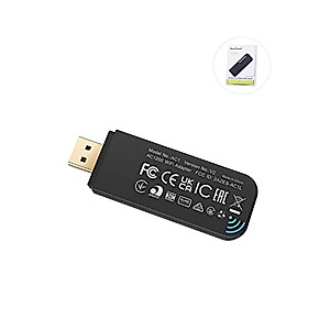 BrosTrend 1200Mbps USB WiFi Network Adapter for Laptop, Desktop PC of Windows 11/10/8/7, USB 3.0, Wireless Adaptador AC1200 Dual Band 5GHz/2.4GHz