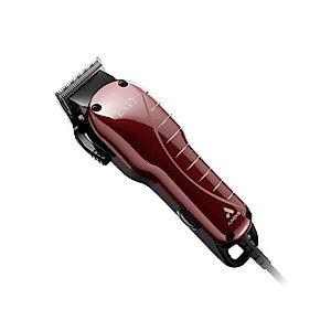 Andis 66680 Professional Envy Hair Clipper – High-Speed Adjustable Carbon-Steel Blade with Powerful Motor, 7200 Cutting Strokes Per Minute, Hanger Loop, Red & Black
