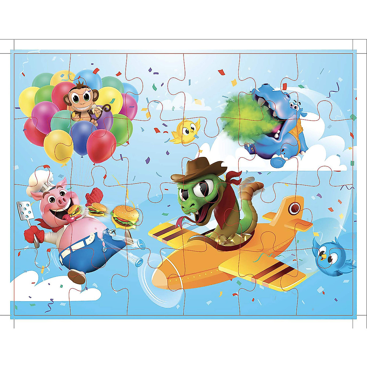 Rattlesnake Jake - Get The Gold Before He Strikes! Game - Includes A Fun Colorful 24pc Puzzle by Goliath