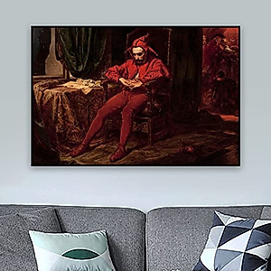 ZZPT Stanczyk Painting by Jan Matejk - Fine Art Poster - Cool Wall Decor - Modern Canvas Prints Wall Art for Bedroom Living Room Office Unframed (12x18in/30x45cm)