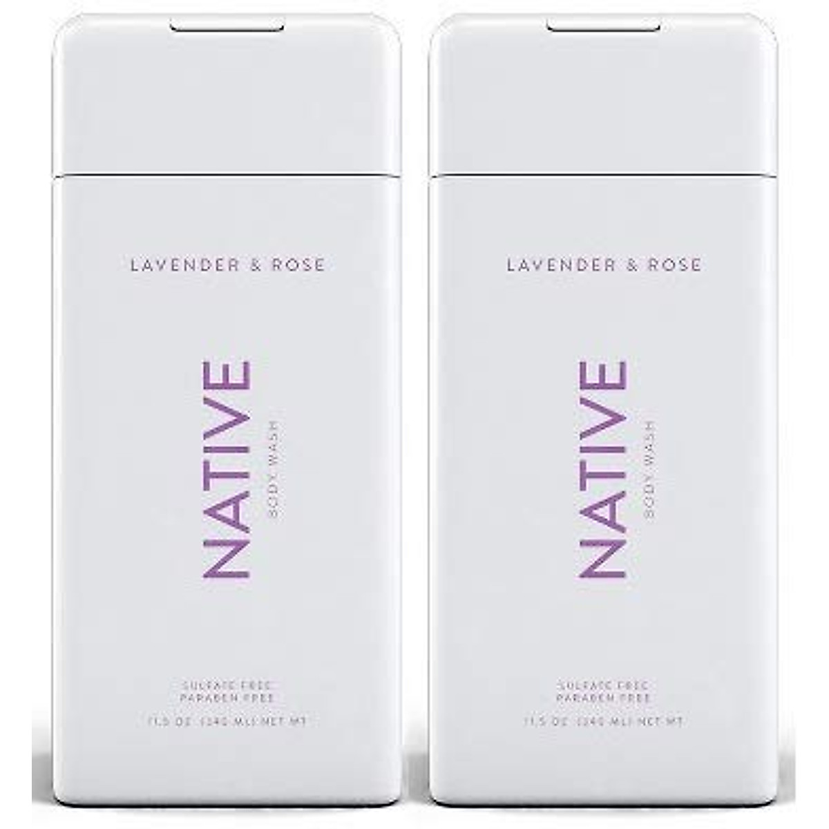 Native Body Wash - Lavender & Rose 11.5 oz (340ml) - 2-PACK