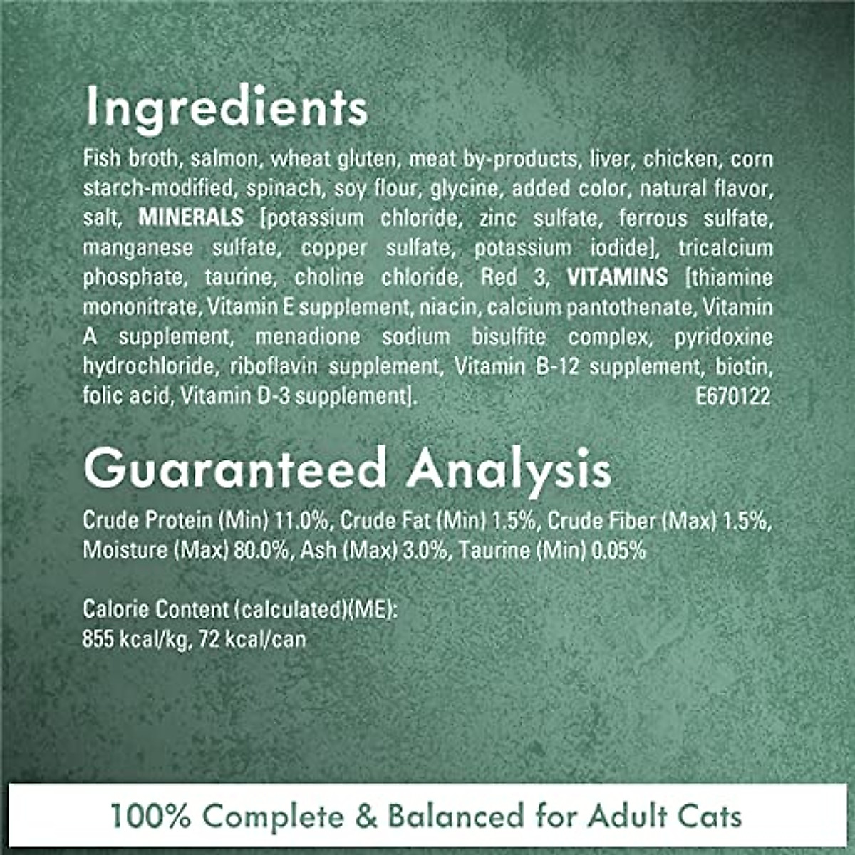 Purina Fancy Feast Wet Cat Food, Medleys Wild Salmon Florentine With Garden Greens in Delicate Sauce - (Pack of 24) 3 oz. Cans