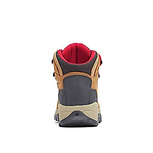 Columbia Women's Newton Ridge Plus Waterproof Amped, Elk/Mountain Red, 8.5 M US