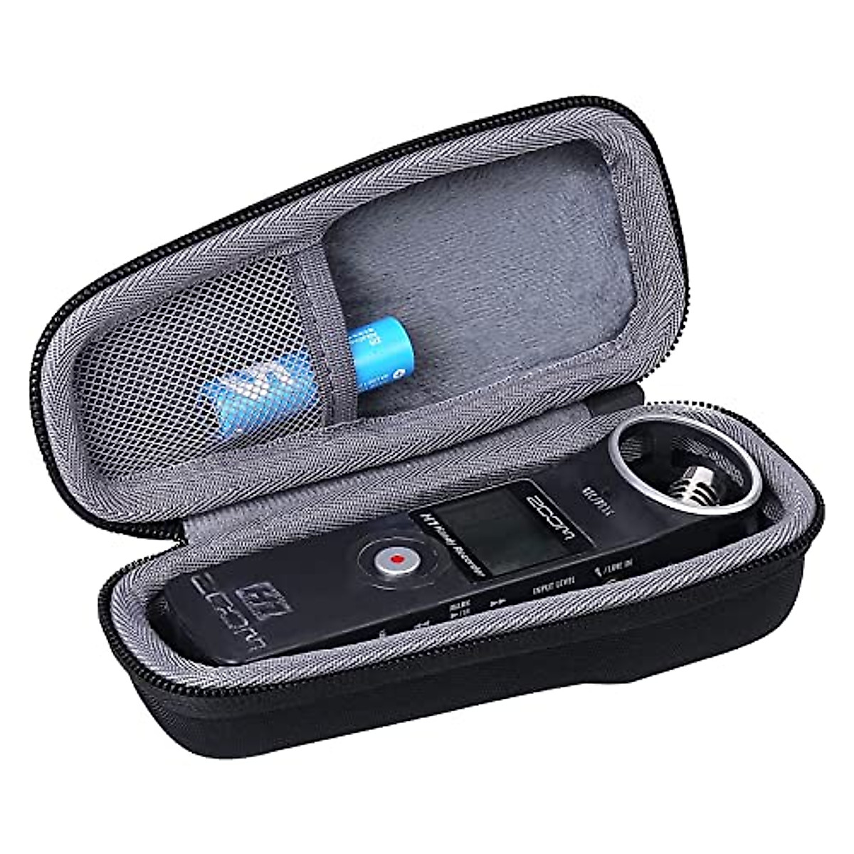 co2CREA Hard Case Replacement for Zoom H1n H1 Digital Handy Recorder (Black Case)