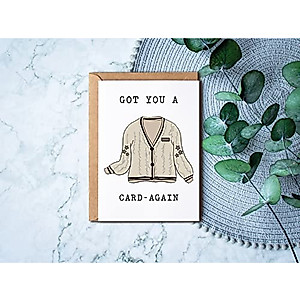EirlysDesigns Got You A Card-Again - Greeting Card - Funny - Taylor Swift - Folklore - Birthday Card, 5 x 7 inches