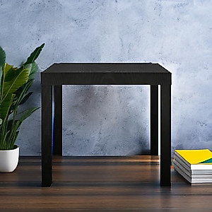 Ameriwood Home Parsons Modern End Table, Black