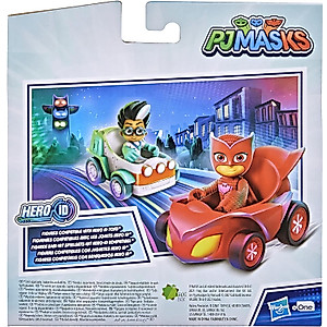 PJ Masks Owlette vs Romeo Battle Racers Preschool Toy, Vehicle and Action Figure Set for Kids Ages 3 and Up