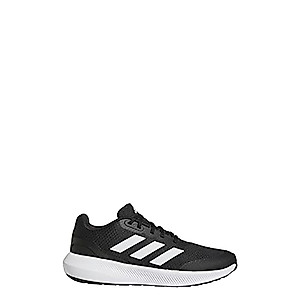 adidas Baby Run Falcon 3.0 Shoe, Black/White/Black, 4 US Unisex Infant