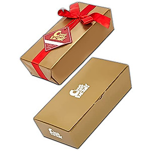 Easter Gifts Chocolate Box, Premium Gourmet Assorted, Ballotin Gold Box Chocolate Pralines Gift For All Occasions -7 Oz