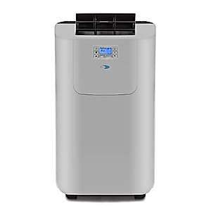 Whynter ARC-122DS 12,000 (7,000 BTU SACC) Elite Dual Hose Portable Air Conditioner, Dehumidifier, Fan and Storage Bag, up to 400 sq ft in Grey, Stainless Steel -2.1 Cubic Feet, Multi