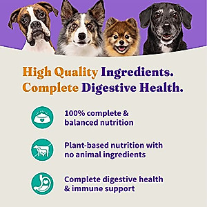 Halo Purely For Pets Halo Holistic Plant-Based Recipe with Kelp, Complete Digestive Health, Vegan Dry Dog Food Bag, Adult Formula, 3.5-lb Bag