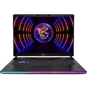 MSI Raider 16.0" WUXGA 144Hz Gaming Laptop (Intel i9-13950HX, 64GB DDR5, 4TB PCIe SSD, GeForce RTX 4060 8GB w/Dynamic Boost, RGB KYB, WiFi 6E, BT 5.3, Thunderbolt 4, Win10P) w/Hub