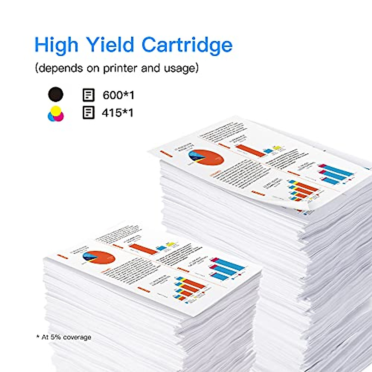 LxTek Remanufactured Ink Cartridge Replacement for HP 64XL 64 XL to use with Envy Photo 7958e 7155 7855 6255 7120 6252 6220 6230 6258 7158 7130 7132 7164 7858 7255e 7955e Printer(1 Black,1 Tri-Color)