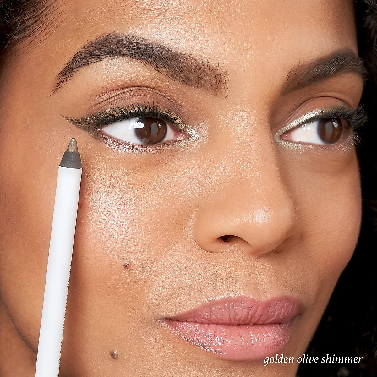 Julep When Pencil Met Gel Sharpenable Multi-Use Longwear Eyeliner Pencil - Golden Olive Shimmer - Transfer-Proof - High Performance Liner