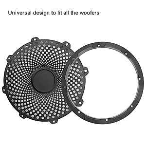 RECOIL 10-Inch High Excursion Black Steel Mesh Subwoofer Grille