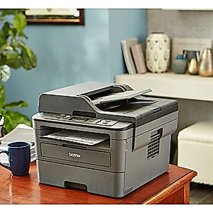 Brother DCP-L2550DW All-in-One AIO Compact Multifunction Wireless Monochrome Laser Printer with Auto-Duplex Best-Value Bundle - Includes - Essential Cleaning Kit + More