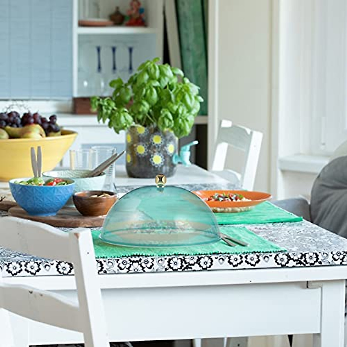 BESTonZON 1pc for Fruit Cloche Cuake Lid Home Household Umbrella Basting Restaurant Insulation Melting Microwave from Pan Oven Cheese Accessories to Convenient Plastic Clear Tent Outdoor