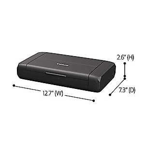 Canon Pixma TR150 Wireless Mobile Printer With Airprint And Cloud Compatible, Black (Renewed)