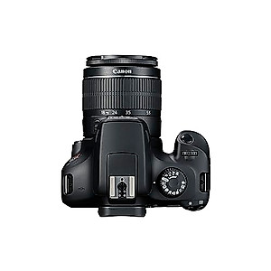 Canon EOS Rebel T100 DSLR Camera with EF-S 18-55mm f/3.5-5.6 III Lens, 18MP APS-C CMOS Sensor, Built-in Wi-Fi, Optical Viewfinder, Impressive Images & Full HD Videos, Includes 32GB SD Card