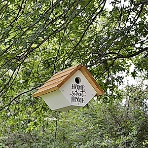 Wild Wings WWLH2-DECO Farmhouse Wren House, White