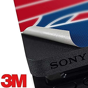Skinit Decal Gaming Skin Compatible with PS4 Slim Bundle - Officially Licensed NFL Buffalo Bills Zone Block Design