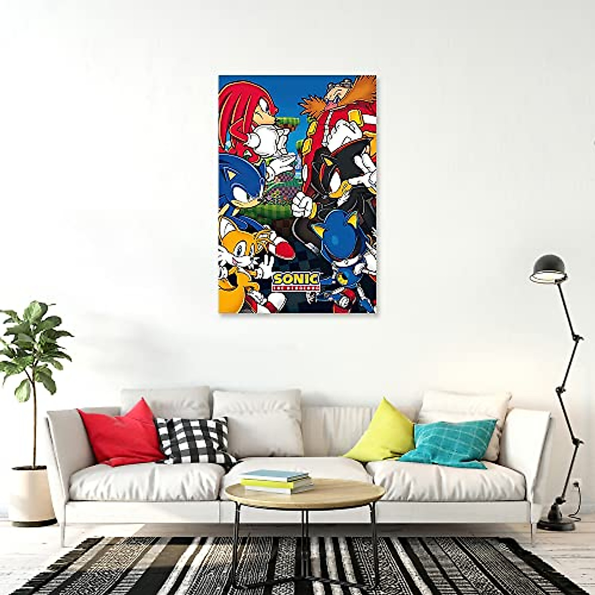 Sonic The Hedgehog - TV Show/Gaming Poster (The Gang - Good Vs. Evil) (Size: 24" x 36")