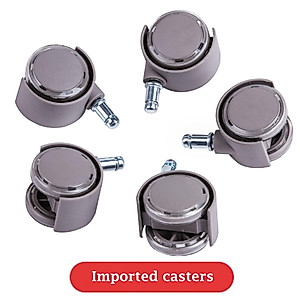 SFKLYU Adjustable Dental Chair, Dental Stool Doctor Chair Microfiber Leather Dental Assistant Stool for Dental Clinics, Offices, Labs,B,48~64CM