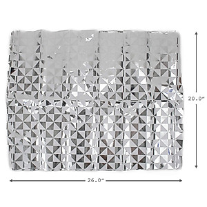 Hallmark Signature Tissue Paper (Silver Foil with Geometric Design)