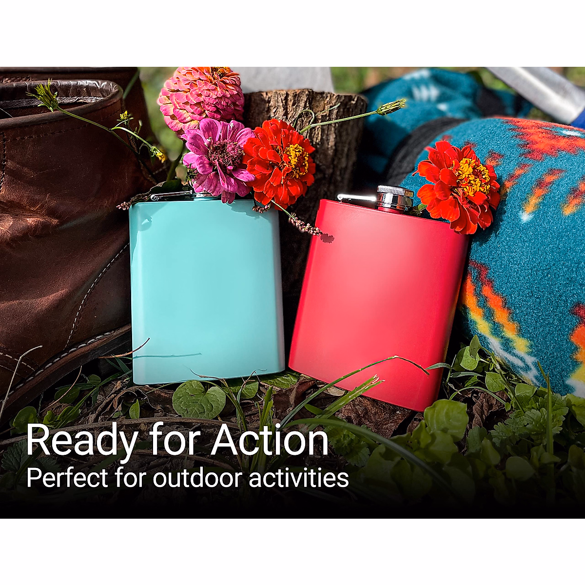 LSU Tigers Matte Finish Stainless Steel 7 oz Flask Officially Licensed Collegiate Product (Black)