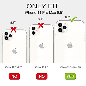 DOMAVER iPhone 11 Pro Max Case Clear Glitter Sparkle Soft Gel Anti-Slip Durable Smooth Shockproof Protective Phone Cover for iPhone 11 Pro Max 6.5 Inch