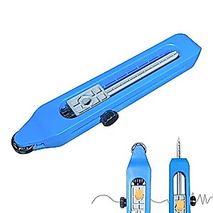 wisuwore Contour Gauge Scribe Tool, Precisely Copy Irregular Shape Duplicator, Adjustable Lock Woodworking Measure Ruler for DIY Handyman, Construction, Carpet, Tile Laying