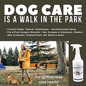 ArmiVET Hot Spot Treatment for Dogs and Cats - Hot Spot Spray for All Pets - Also Use for Dog Itch Relief, Dog First Aid, Dog Wound Care and Cat Itchy Skin Relief - Use on Skin, Nose, Ears and Paws