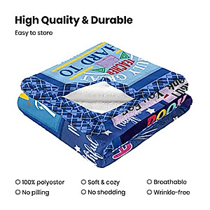 Teacher Gifts, Teacher Appreciation Gifts, Teacher Blanket 60"x50", Teacher Gifts for Women Men, Thank You Gifts for Teachers Day Graduation Retirement Birthday Christmas, Teacher Gifts from Students