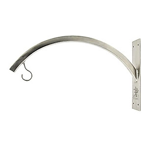 Leafy Creations High End Straight Stainless Steel Plant Hanger, Plant Hooks for Outdoor Hanging Plants, Shepherds Hook for Outdoor, Hanging Bracket for Garden, Bird Feeder Hangers for Outside