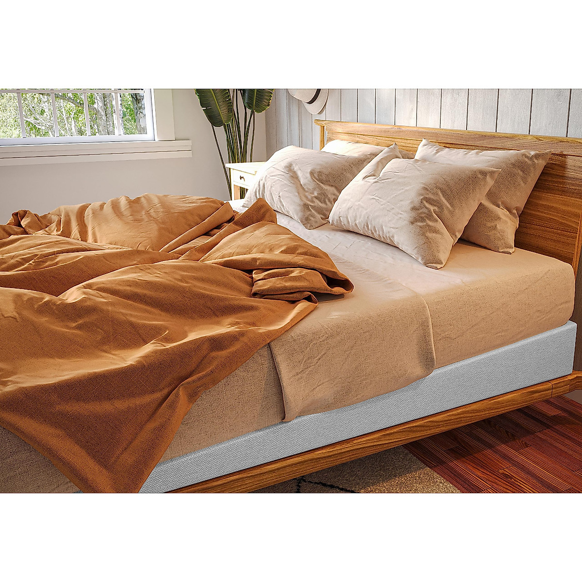 Cover for Avana Mattress Elevator - Twin Size, Cover ONLY, Poly/Cotton, White