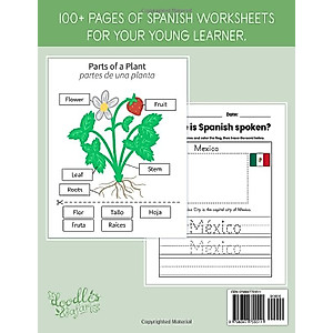 Montessori Spanish Workbook: Bilingual Language Materials for Kids Age 3+ | Science, Social Studies, Geography, Art and Handwriting Practice learning in Spanish (Learning Spanish Workbooks)