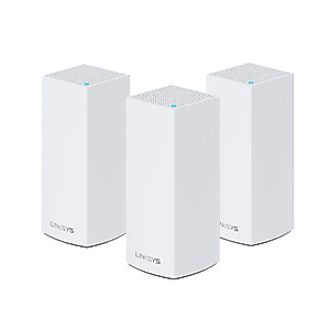 Linksys AX5300 Atlas PRO Wi-Fi 6 System: Wireless Router and Extenders Gigabit Ethernet Ports, 8100 sq ft PRO Range (3 Pack) (8100 sq ft - PRO Range, AX5300)