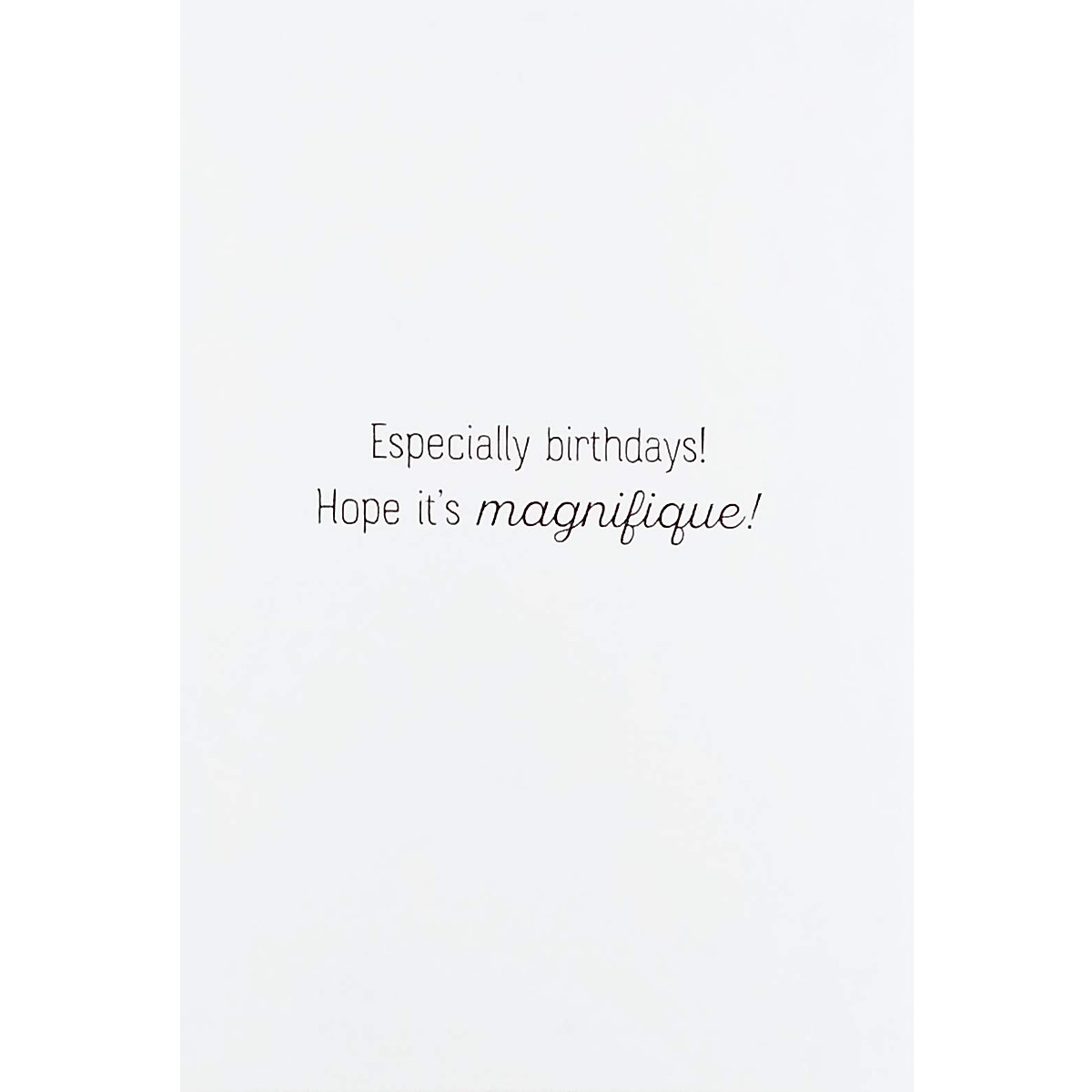 Greeting Card Every Day Should Have A Little Ooh La La In It - Hope Your Birthday Is Magnifique Paris Eiffel Tower Parisian French Themed