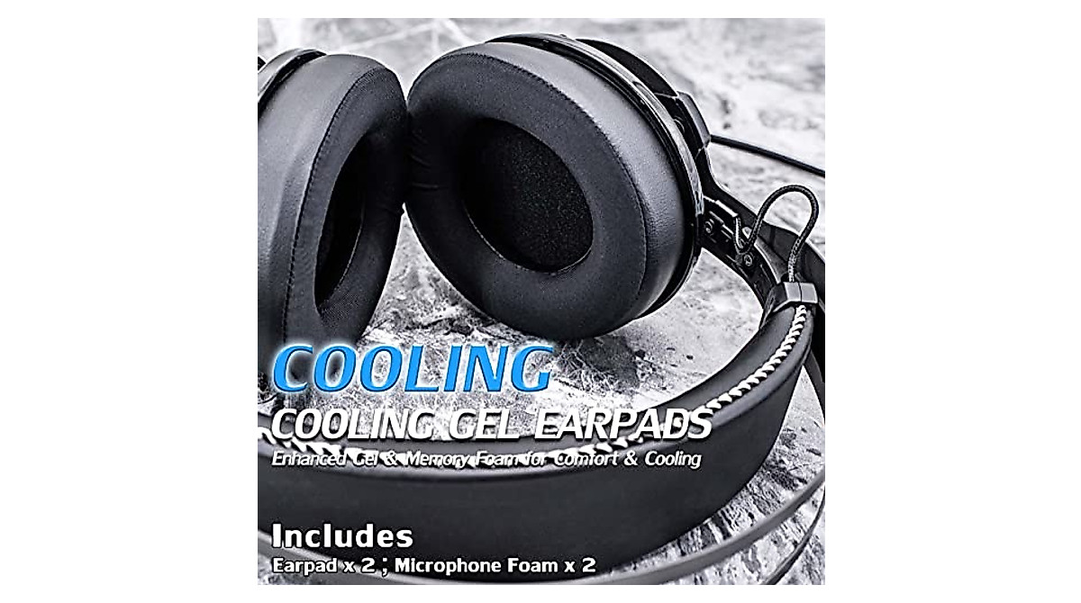 Comfortable Cooling Gel Ear Pads for Headsets