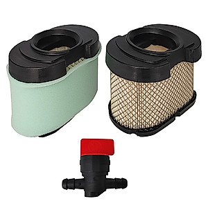 HRuiRed 2pcs 792105 276890 Air Filter Pre Filter for BS 407777 40G777 445667 445877 Engine JD LA165 D160 D170 Z245 MIU11515 GY21057 Lawn Mower 4163206 4163205 21544700