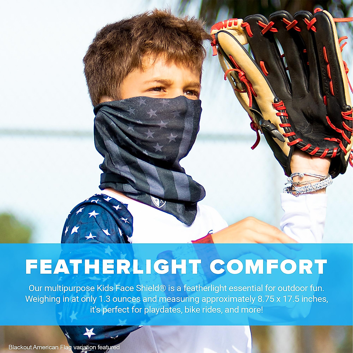 S A Company Kids' Face Shields UPF 30+, Breathable Multipurpose Neck Gaiters for Boys and Girls (Pack of 5 - Animal Kingdom)