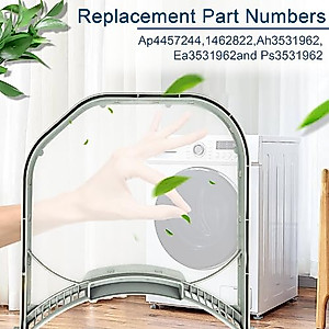 ADQ56656401 Dryer Lint Filter Upgraded Mesh Screen for LG ADQ566564 and Ken-more Elite Dryer Lint Screen Replacement with Clothes Dryer Lint Vent Trap Cleaner Brush Part