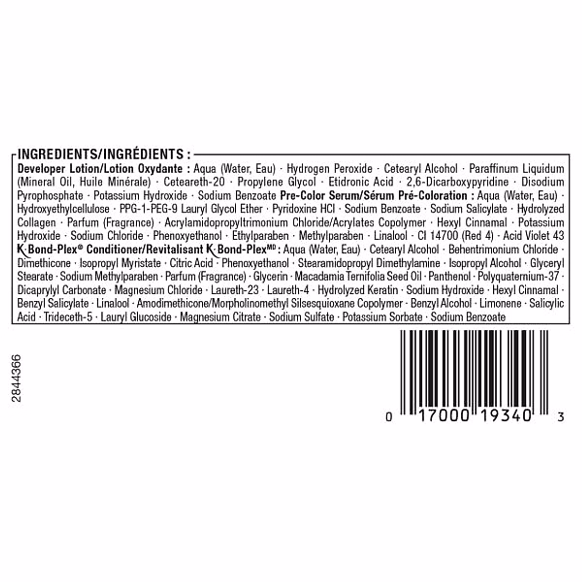 Schwarzkopf Keratin Color, Color & Moisture Permanent Hair Color Cream, 6.83 Light Brown